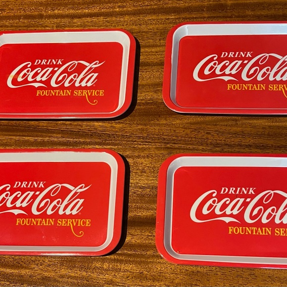Coca Cola | Kitchen | Coca Cola Plastic Trays Long X 65 Wide | Poshmark